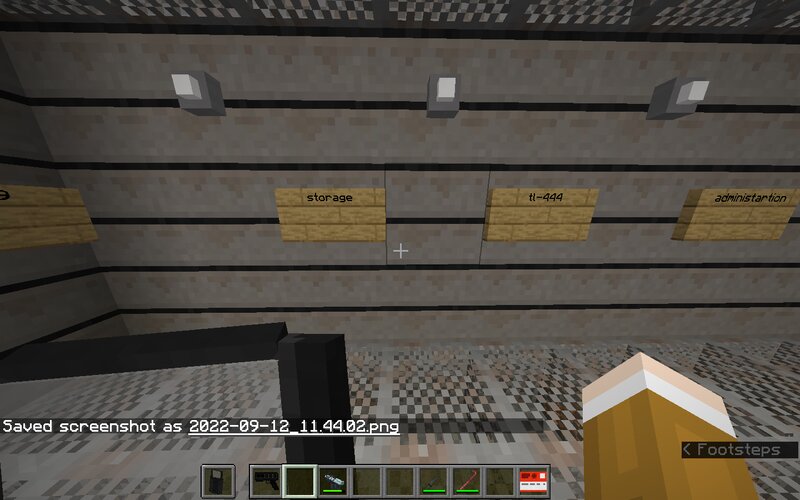 SCP AREA-Omega concept test Minecraft Map