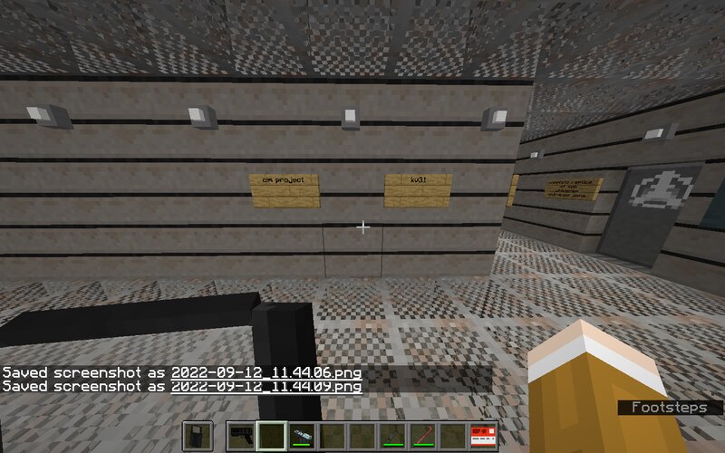 SCP AREA-Omega concept test Minecraft Map