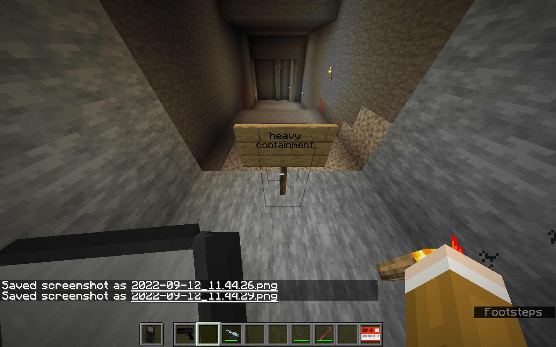 SCP AREA-Omega concept test Minecraft Map