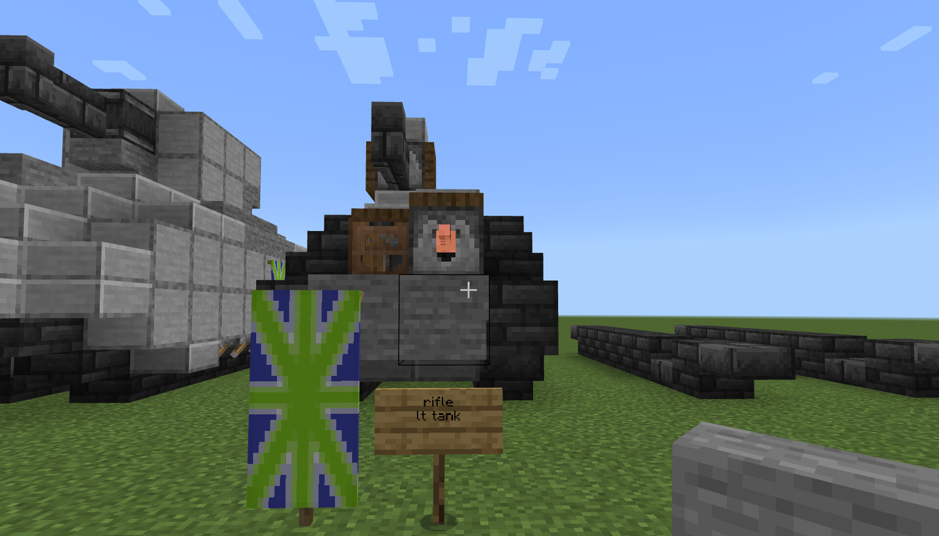 tanks of the villager civilization Minecraft Map