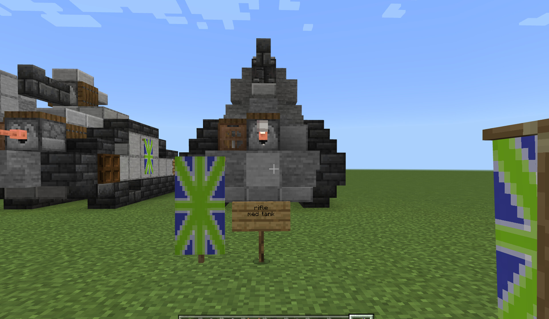 tanks of the villager civilization Minecraft Map