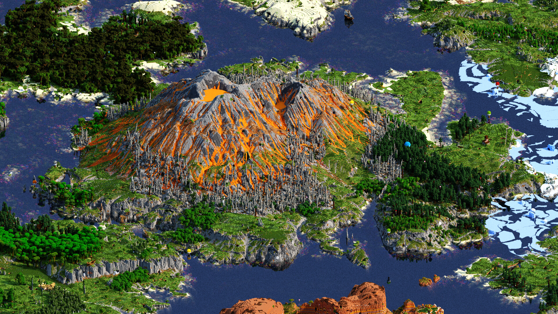 Harontor - 3k, Large Civilizations World, 9 Islands [1.19+ Download ...
