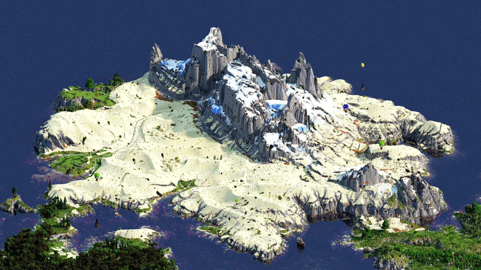 Harontor - 3k, Large Civilizations World, 9 Islands [1.19+ Download ...