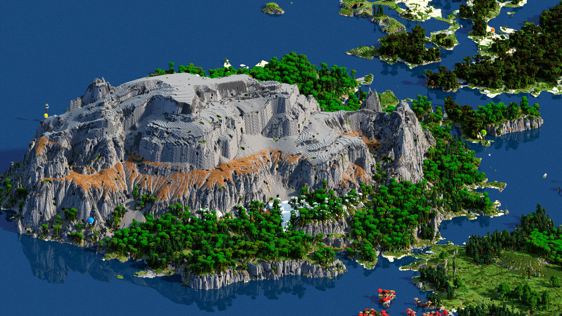 Harontor - 3k, Large Civilizations World, 9 Islands [1.19+ Download ...