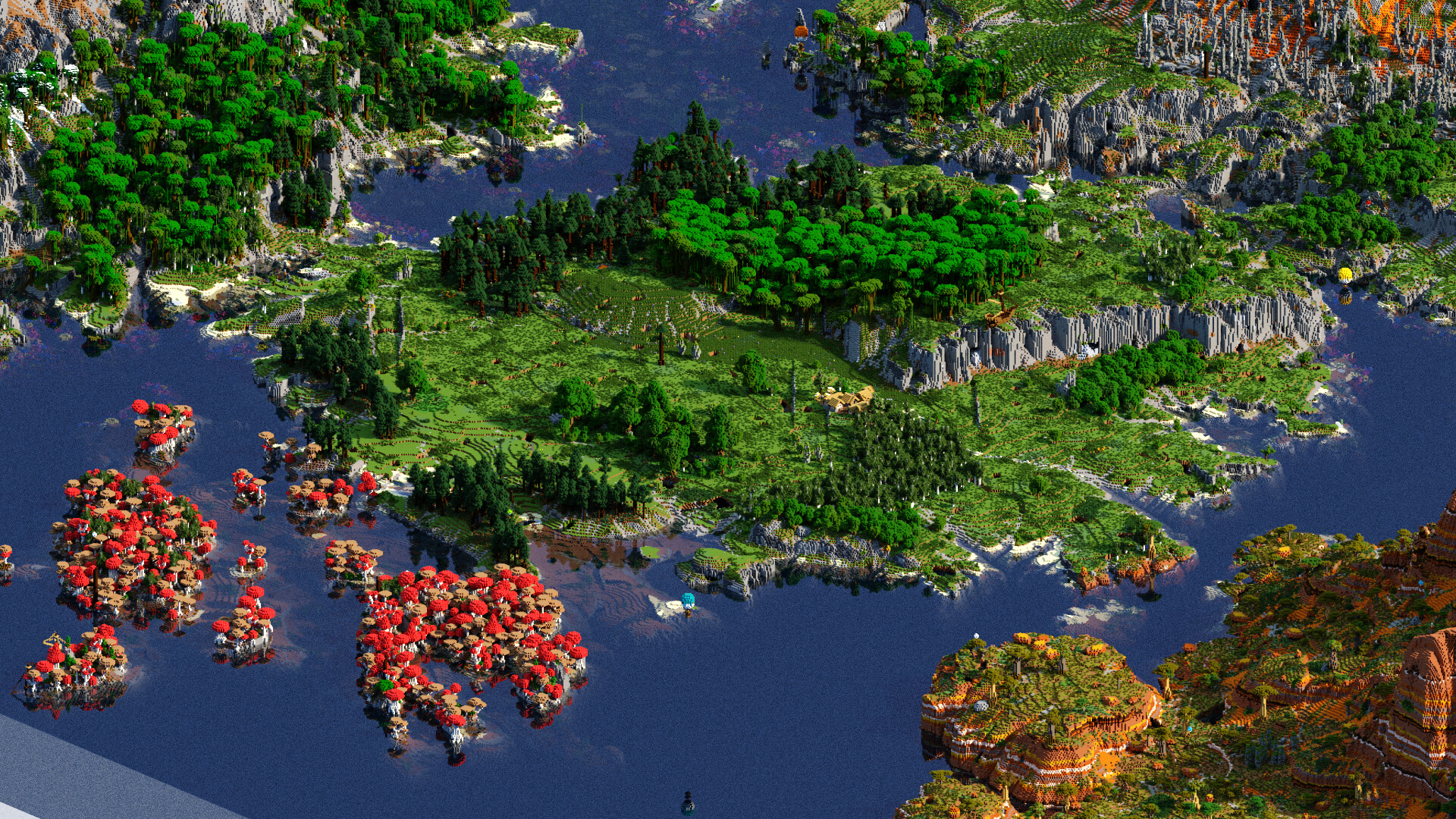 Harontor - 3k, Large Civilizations World, 9 Islands [1.19+ Download ...