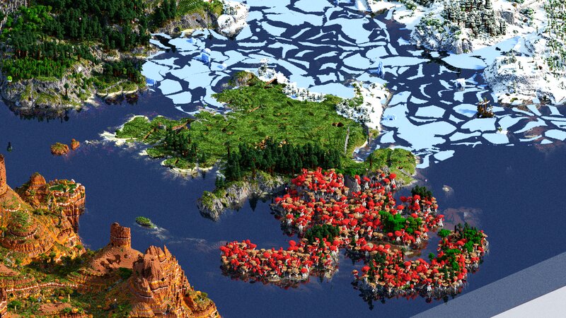 Harontor - 3k, Large Civilizations World, 9 Islands [1.19+ Download ...