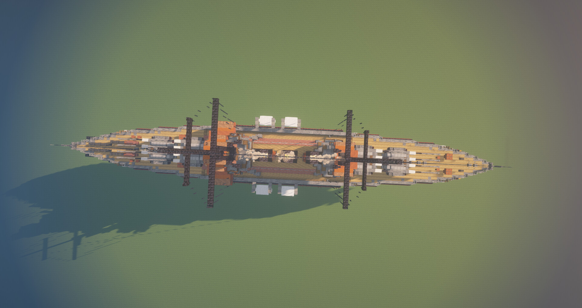 Red Baron Fictional Dreadnought [movecraft compatiple] Minecraft Map