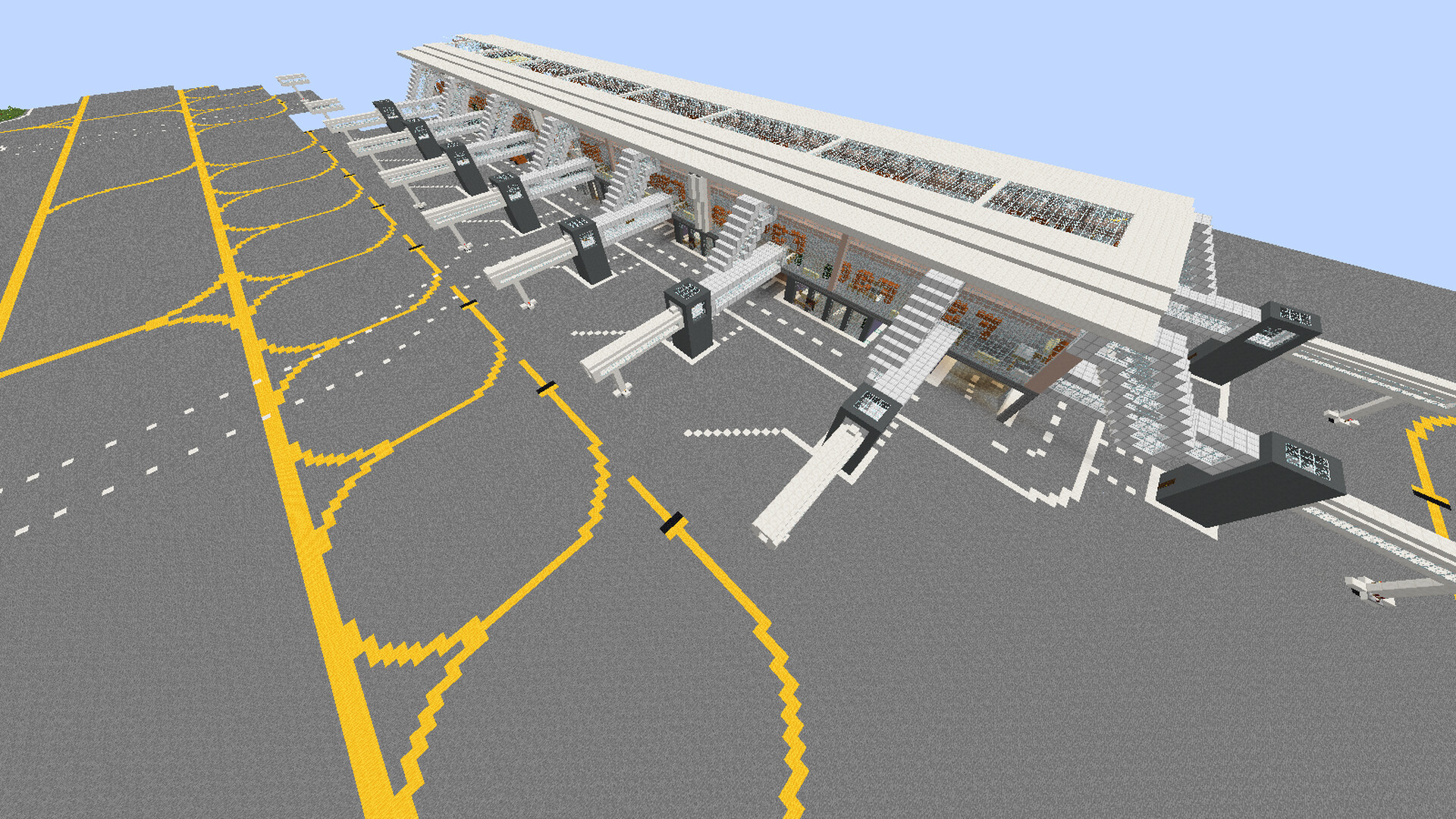 Giant Airport Minecraft Map