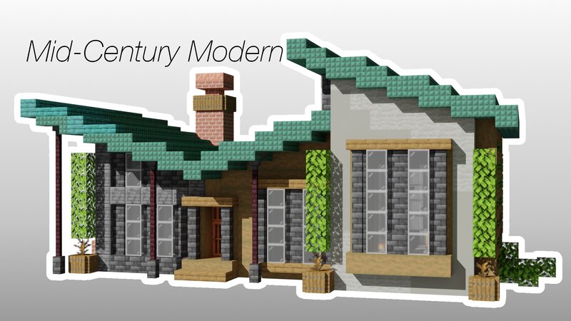 Mid-Century Modern Minecraft Map