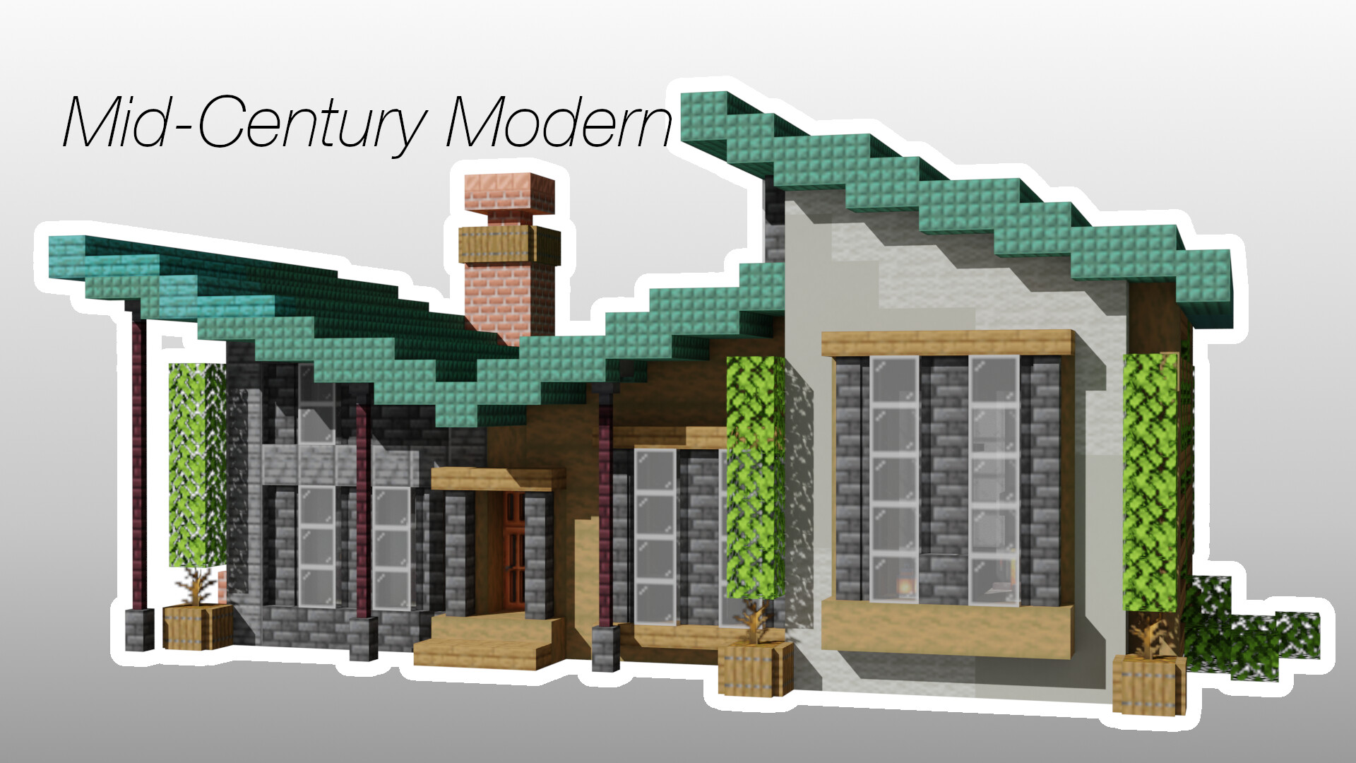 Mid-Century Modern Minecraft Map