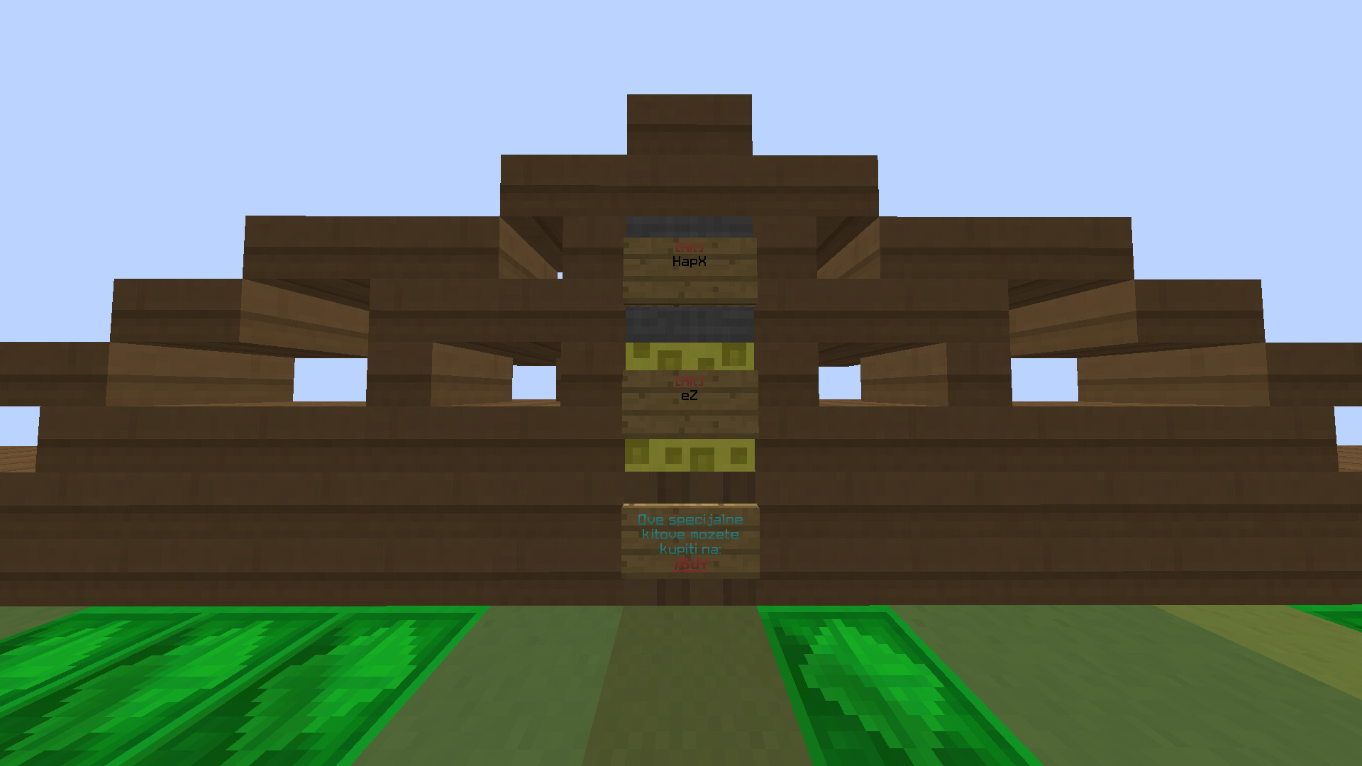 Very good skypvp map for very good FPS Minecraft Map