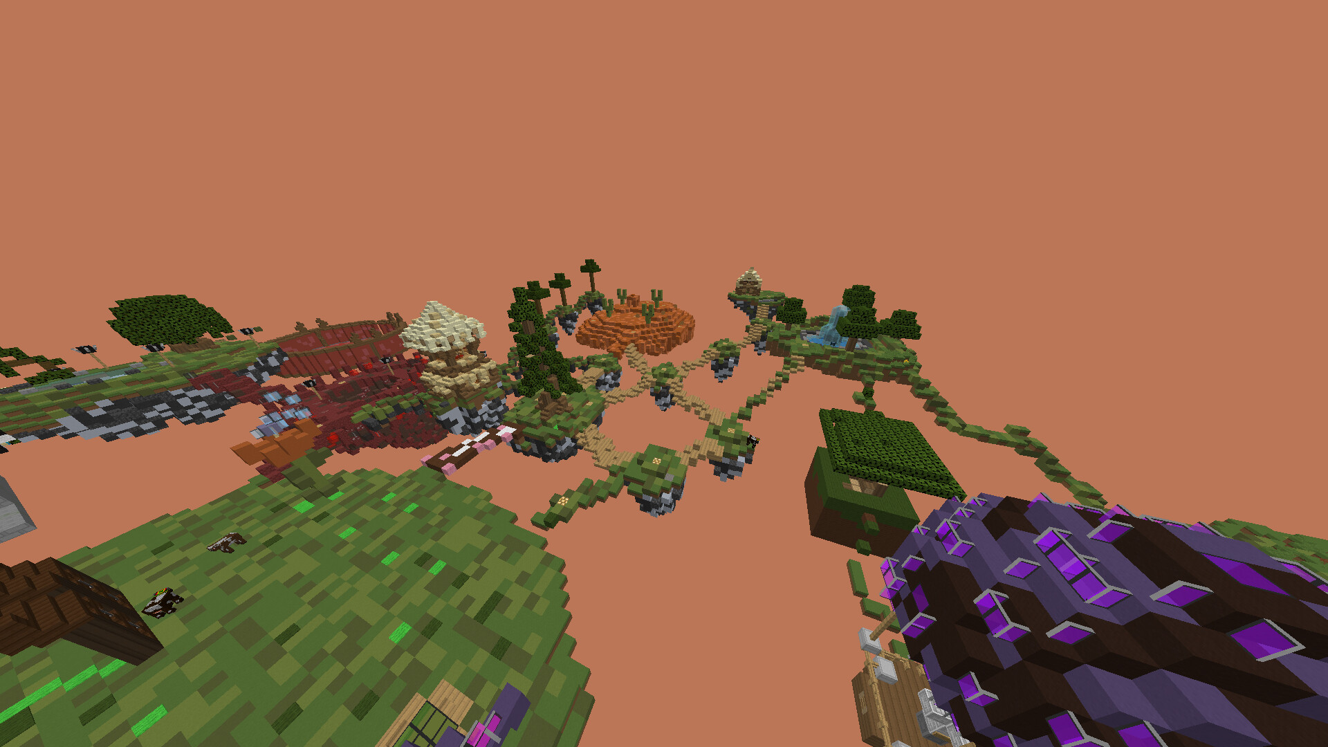 Very good skypvp map for very good FPS Minecraft Map