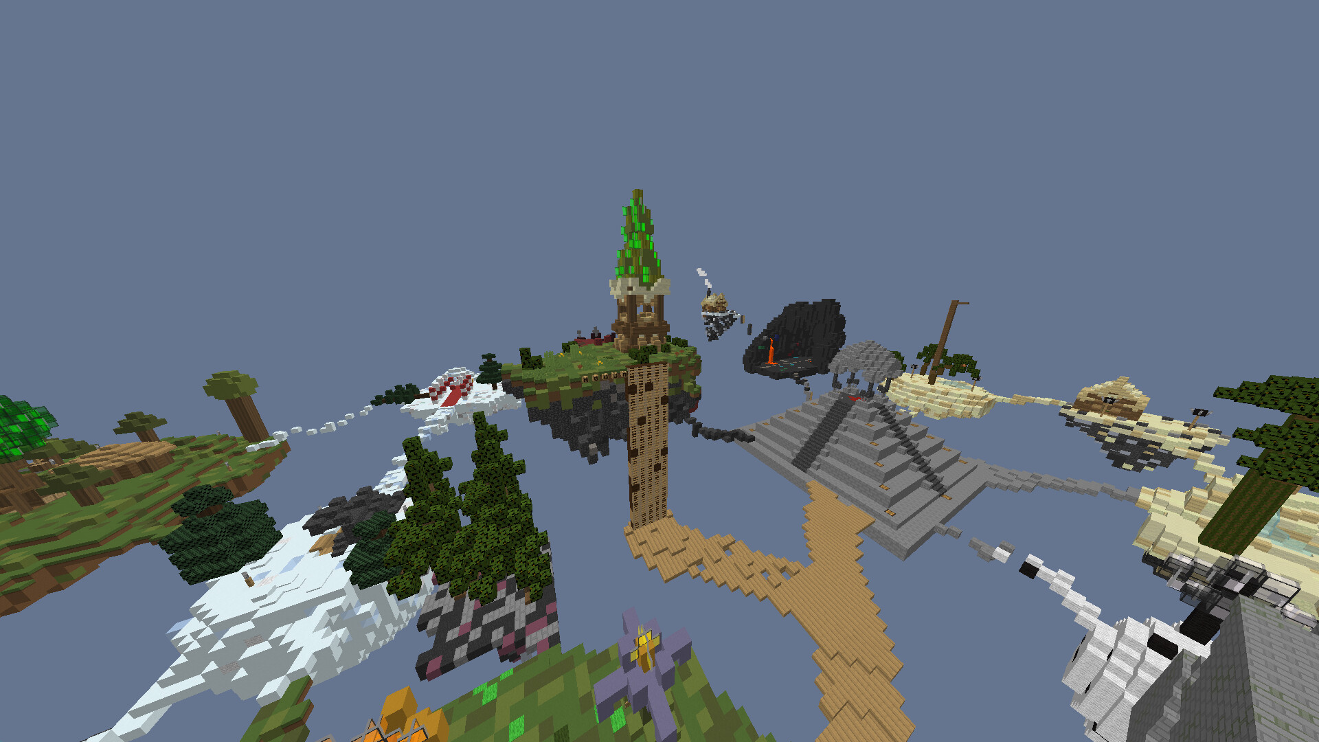 Very good skypvp map for very good FPS Minecraft Map