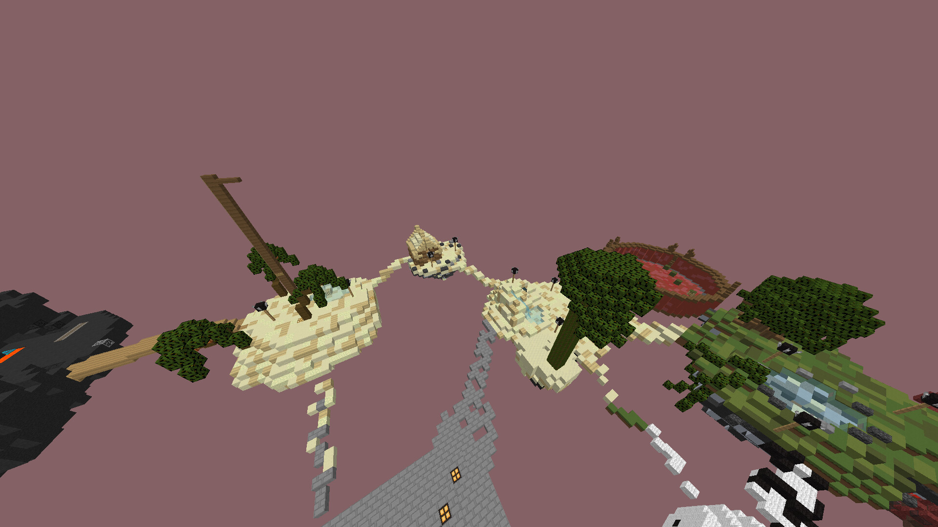 Very good skypvp map for very good FPS Minecraft Map
