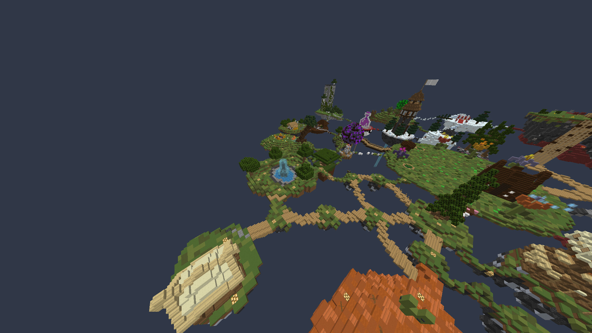 Very good skypvp map for very good FPS Minecraft Map