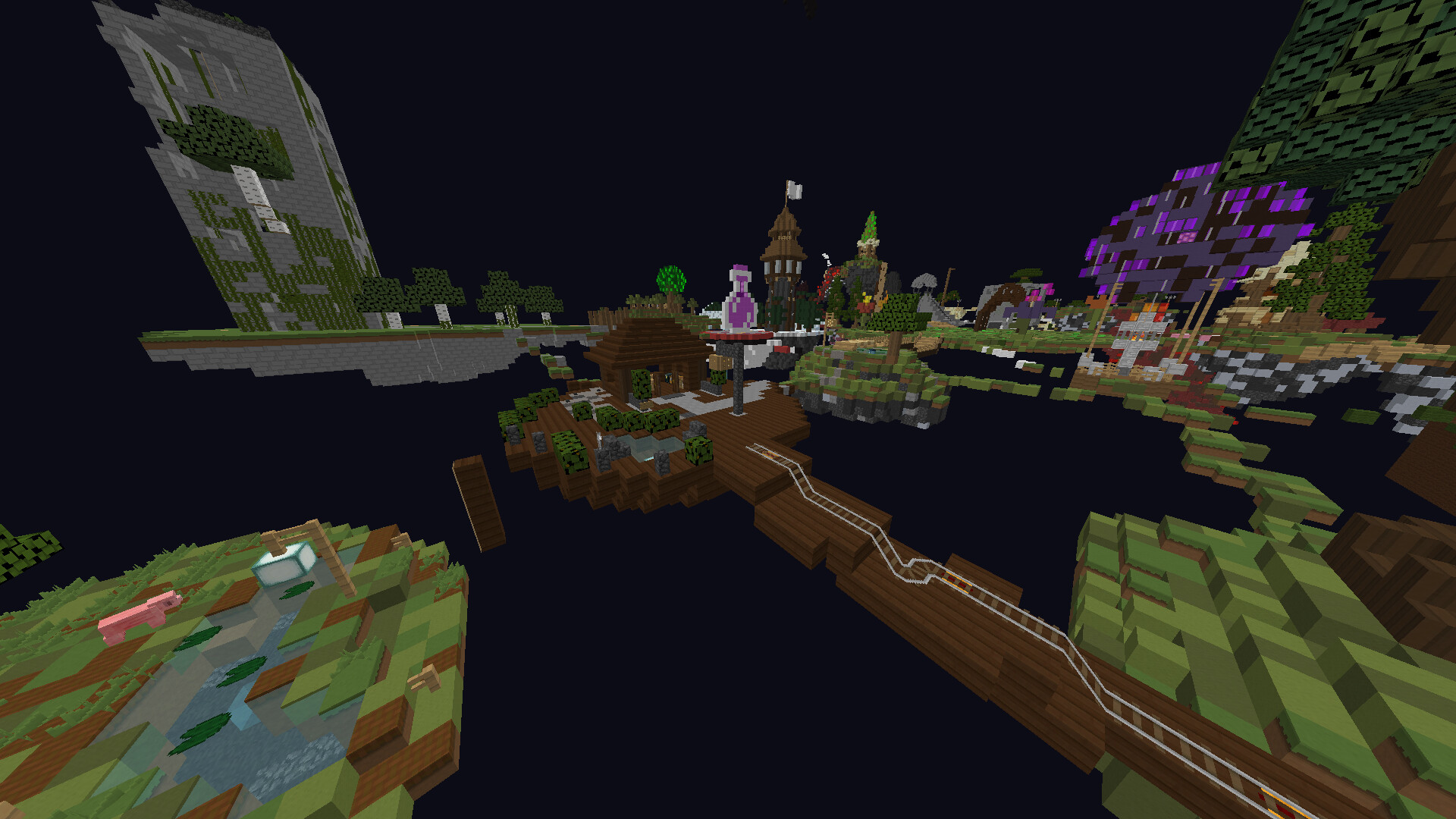Very good skypvp map for very good FPS Minecraft Map
