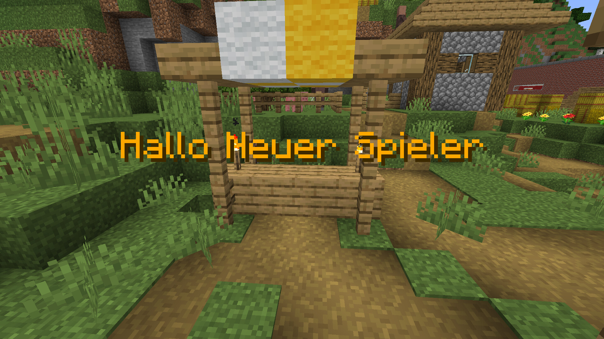 Fabrik Dorf Minecraft Map