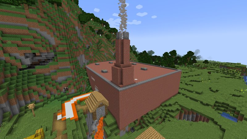 Fabrik Dorf Minecraft Map