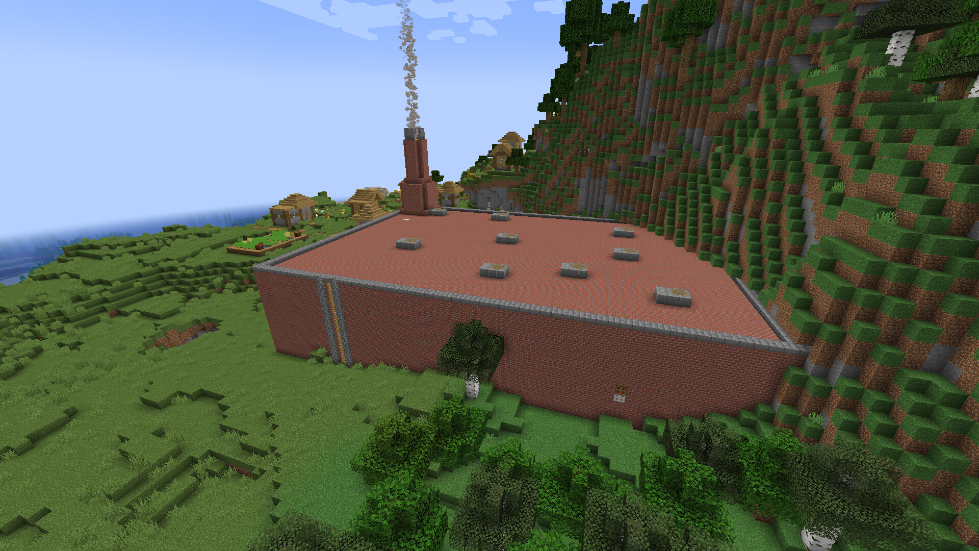 Fabrik Dorf Minecraft Map