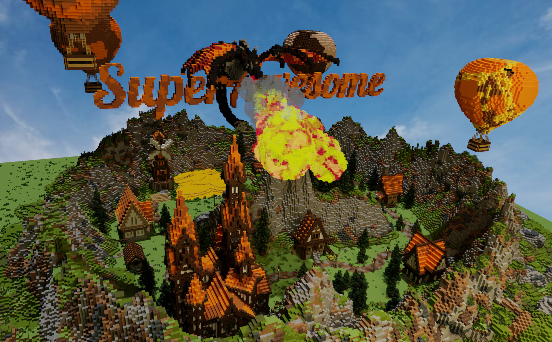 FFA map - Medieval Minecraft Map