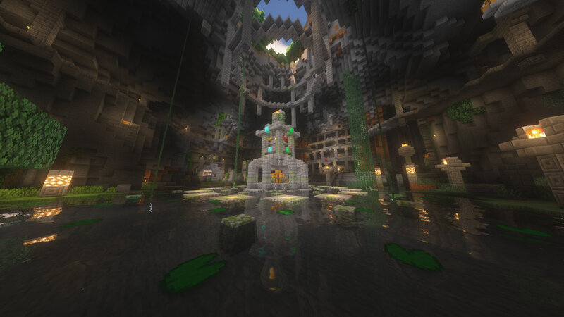 Minecraft Battle Mode: Cavern Large+ Download - (Bedrock) Minecraft Map