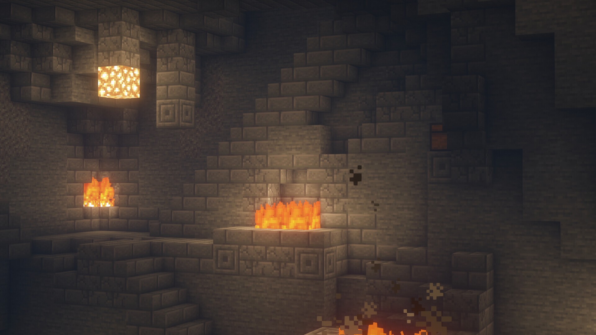 Minecraft Battle Mode: Cavern Large+ Download - (Bedrock) Minecraft Map