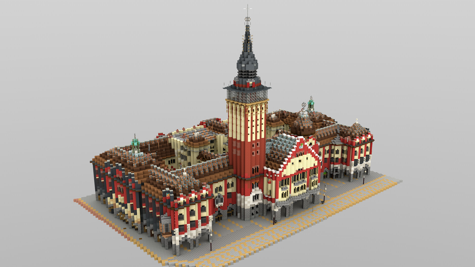 BTE Project - Subotica city hall (1:1) Minecraft Map