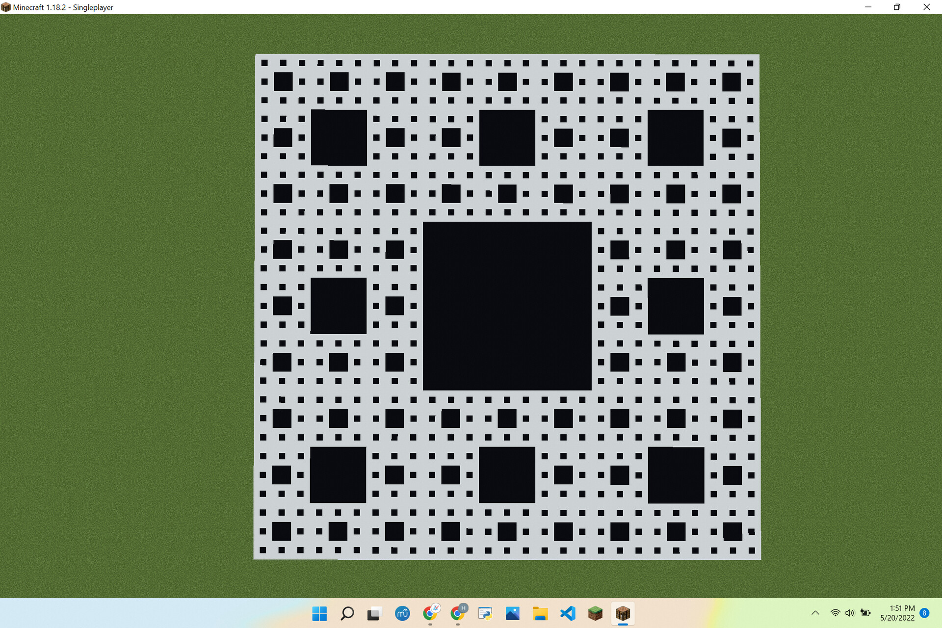 Fractal Generator with 81 Different Possibilities Minecraft Map
