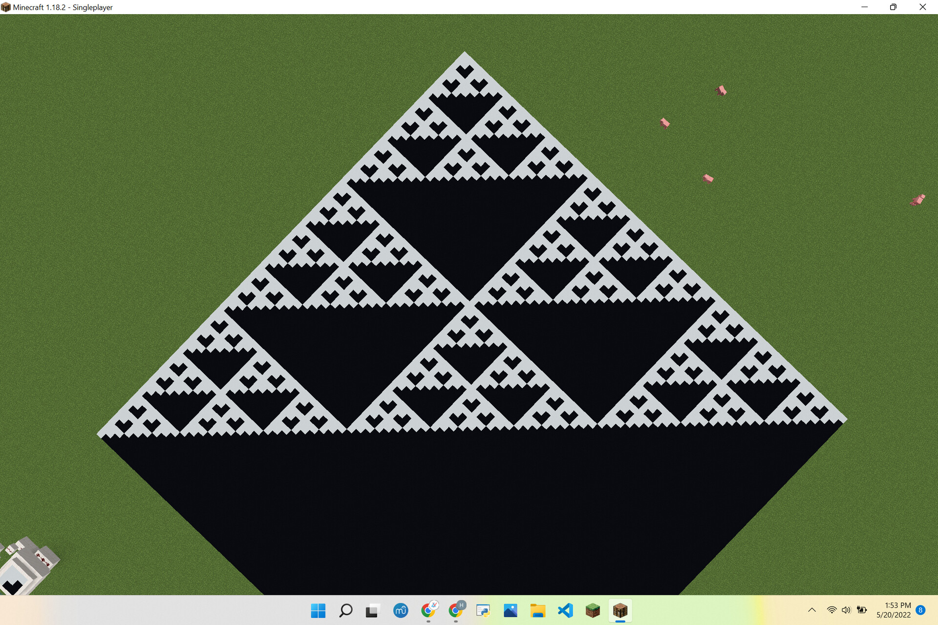 Fractal Generator with 81 Different Possibilities Minecraft Map