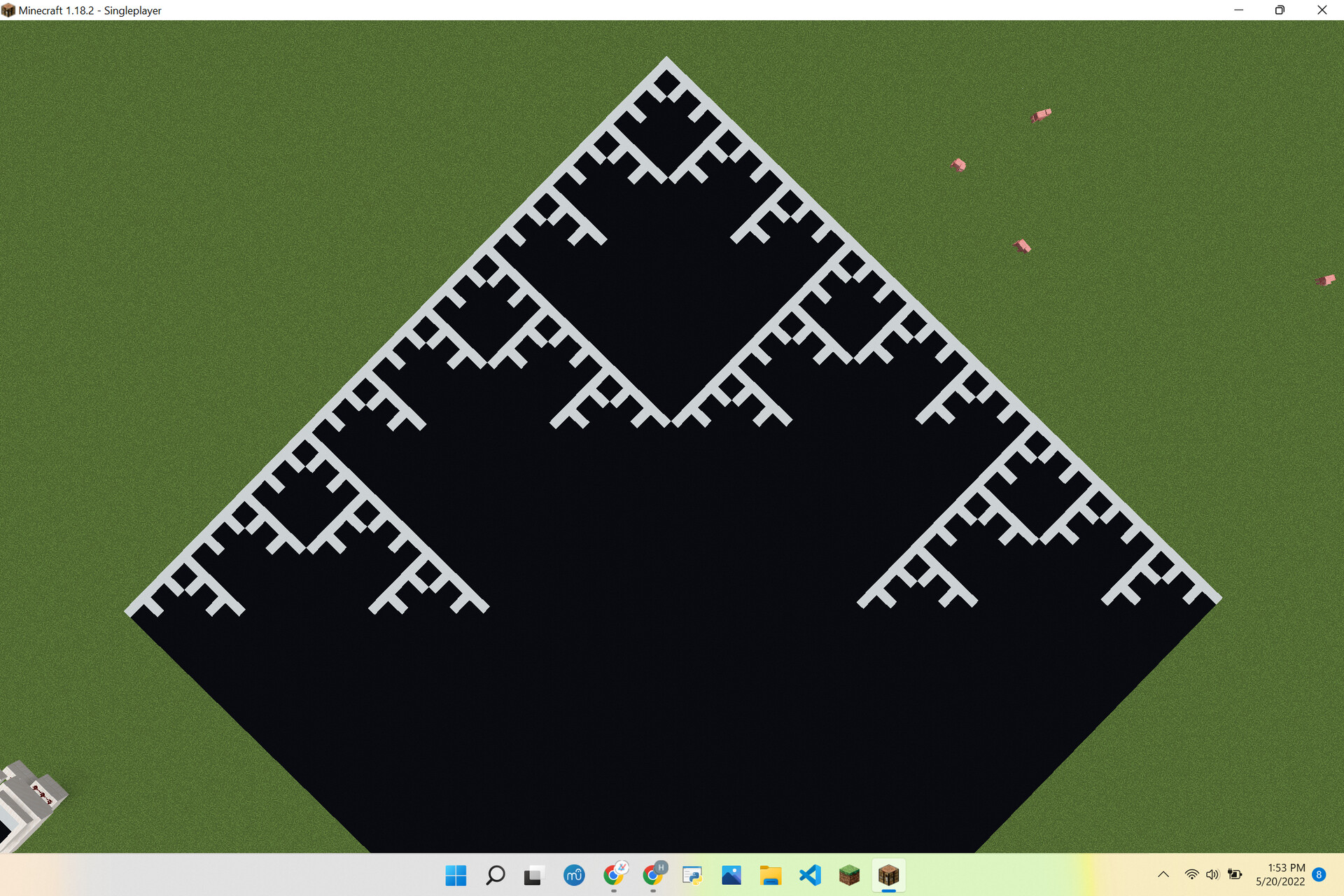 Fractal Generator with 81 Different Possibilities Minecraft Map