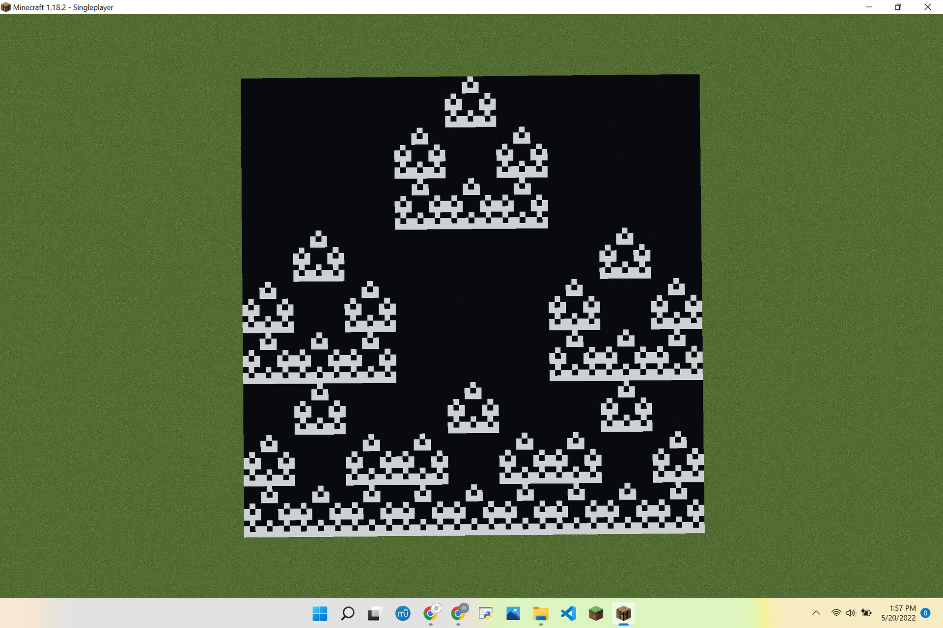 Fractal Generator with 81 Different Possibilities Minecraft Map