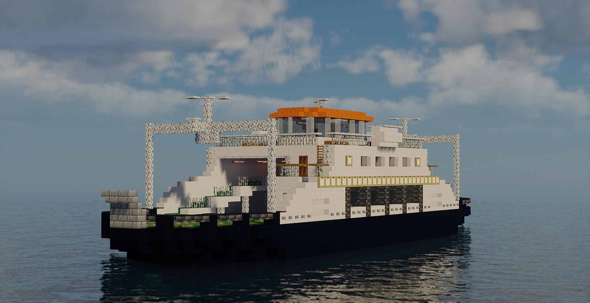 M/F Meravilya Custom Ferry. (FULL INTERIOR) Minecraft Map