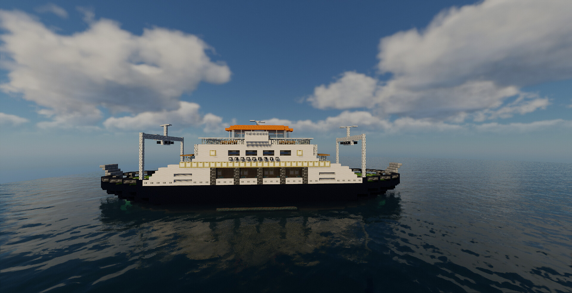M/F Meravilya Custom Ferry. (FULL INTERIOR) Minecraft Map