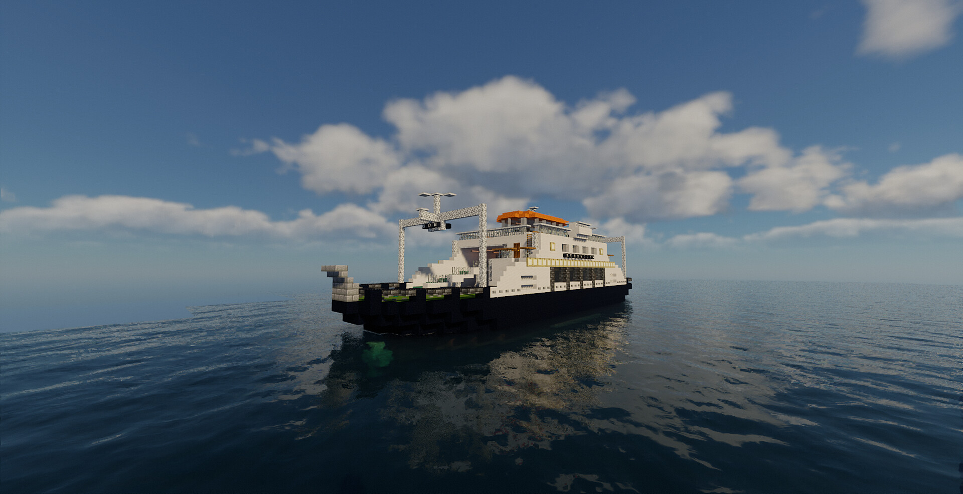 M/F Meravilya Custom Ferry. (FULL INTERIOR) Minecraft Map