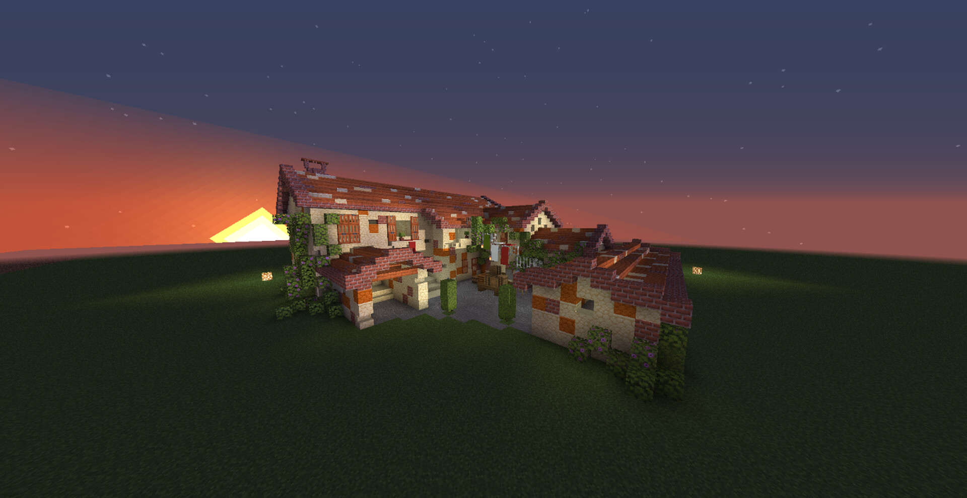 Italian Winery (Based on a Winery/Vineyard in Tuscany) Minecraft Map