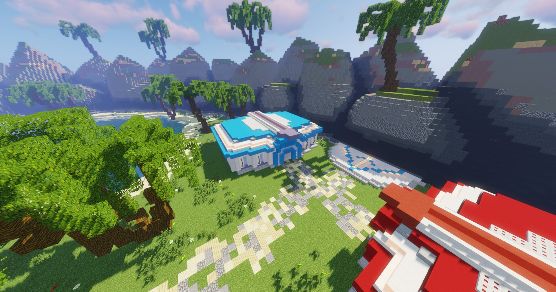 Water Themed Spawn ( Commission by MagmaTeam) Minecraft Map