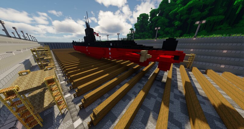 1:1 U.S.S. Seawolf SSN-575 - Full Interior - Submarine Minecraft Map