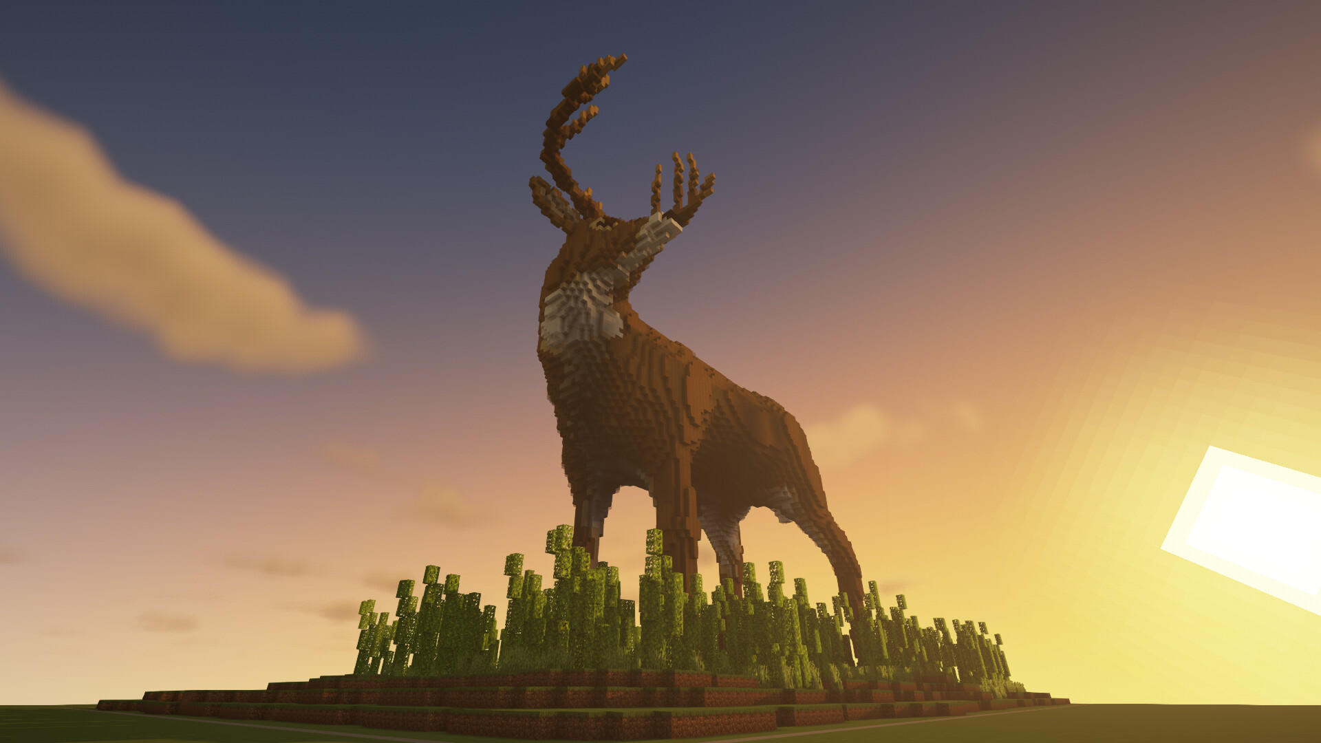 A whitetailed buck Minecraft Map