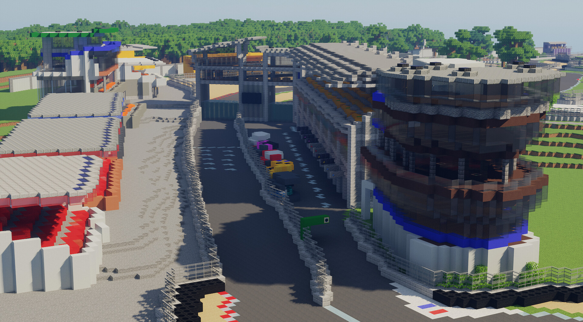 RTE1 | INDEV - Le Mans - Ice boat track Minecraft Map