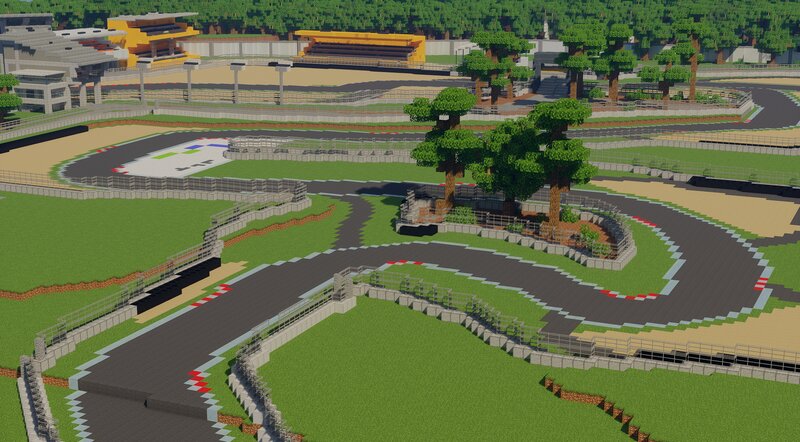 RTE1 | INDEV - Le Mans - Ice boat track Minecraft Map