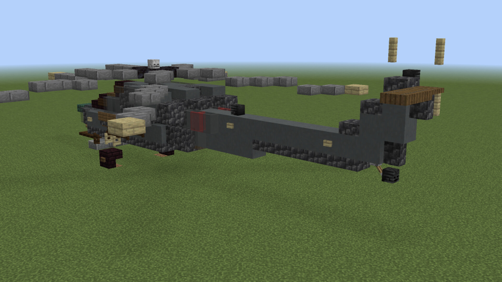 1.5:1 scale Mil Mi-28N Havoc Minecraft Map