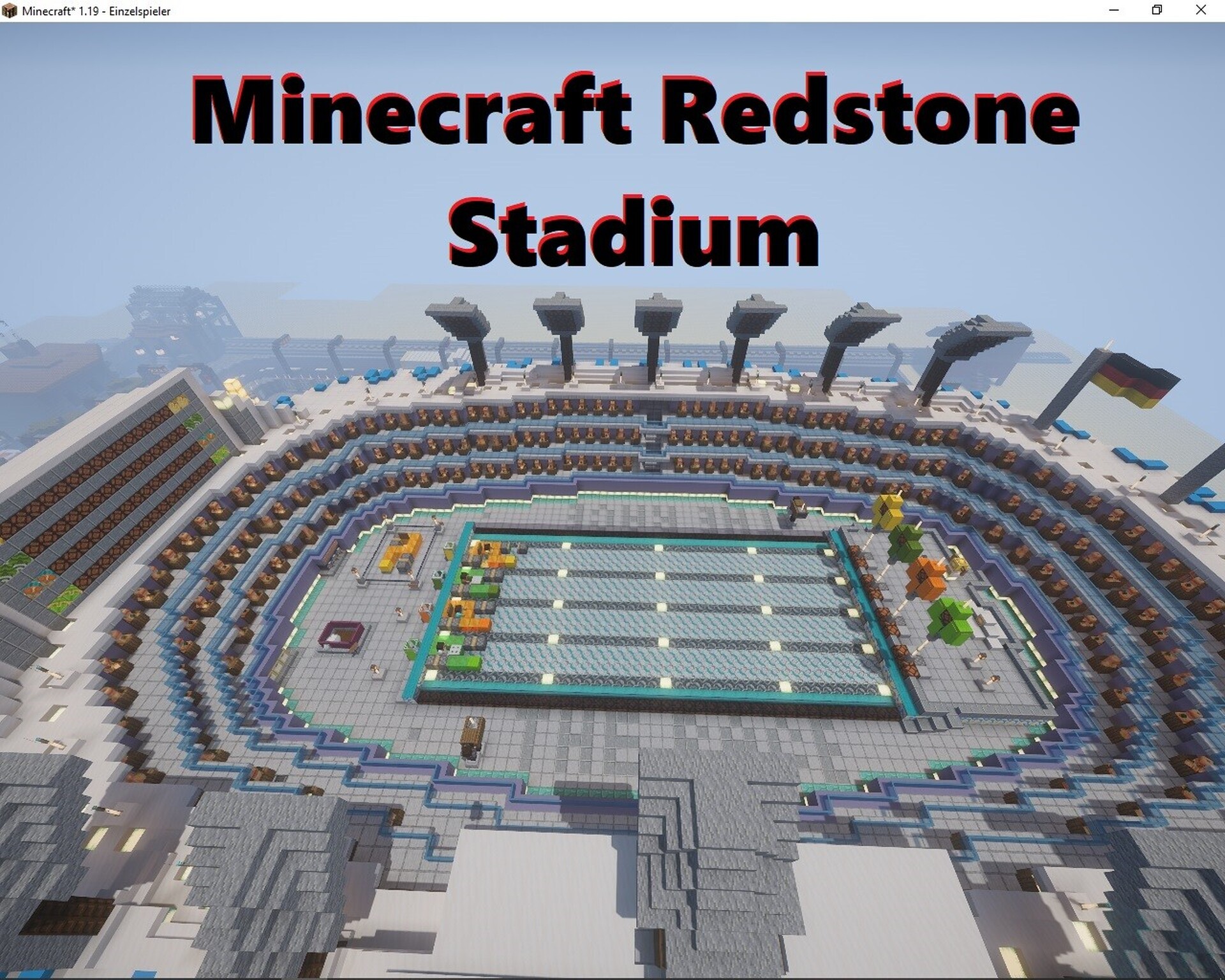 The Redstone Racing Stadium Minecraft Map