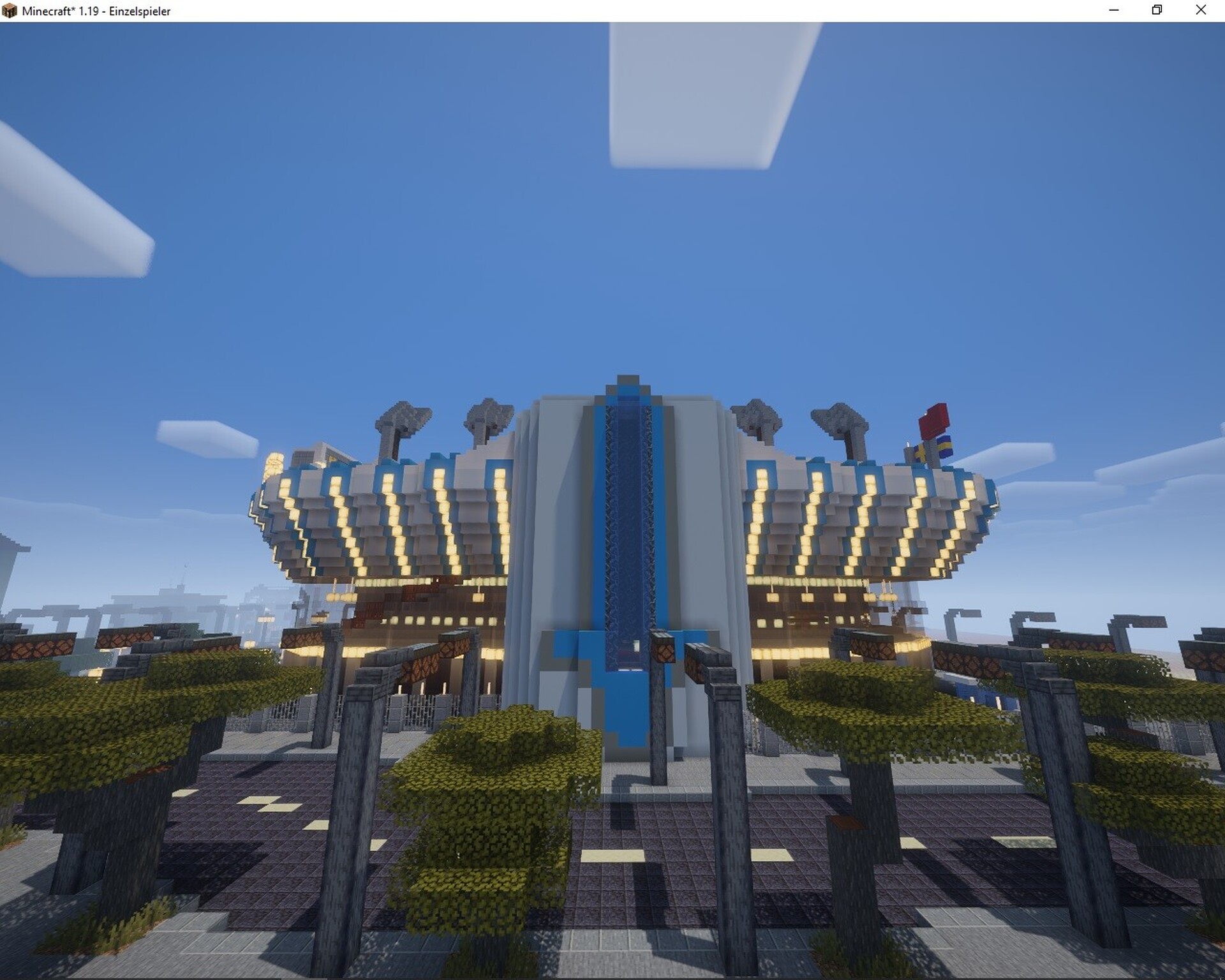 The Redstone Racing Stadium Minecraft Map