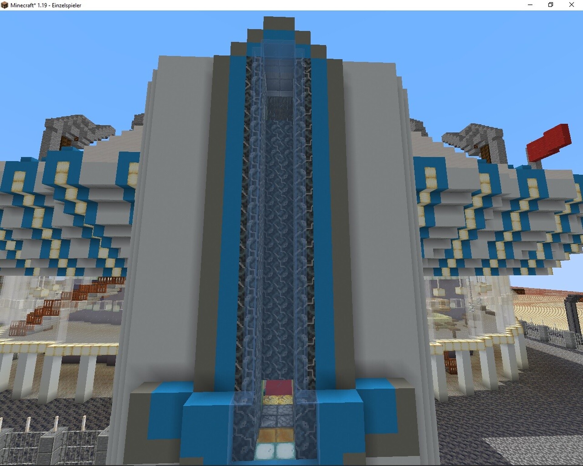 The Redstone Racing Stadium Minecraft Map