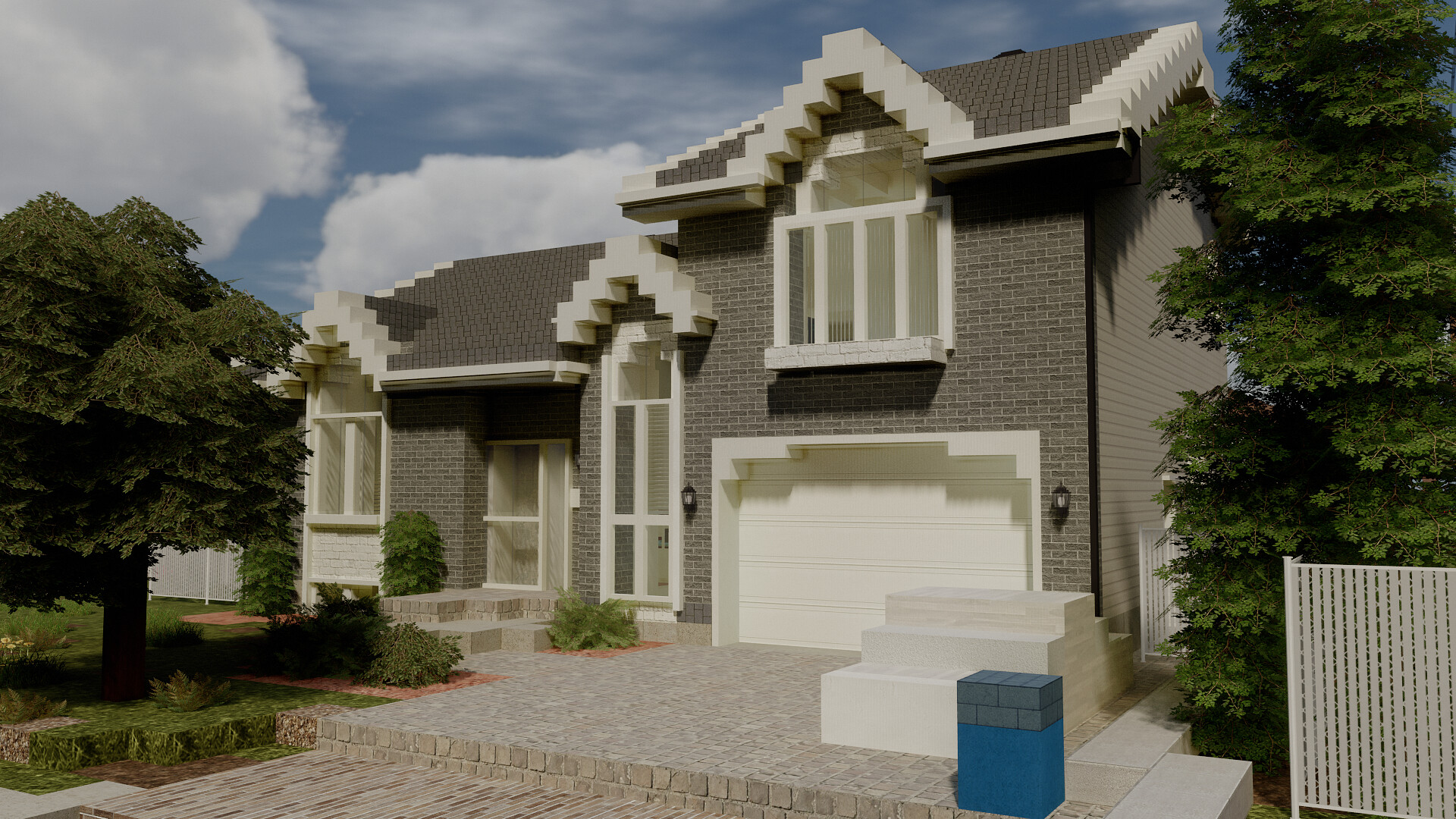 Okanessa | A realistic Quebec-Themed city project | ERT Minecraft Map