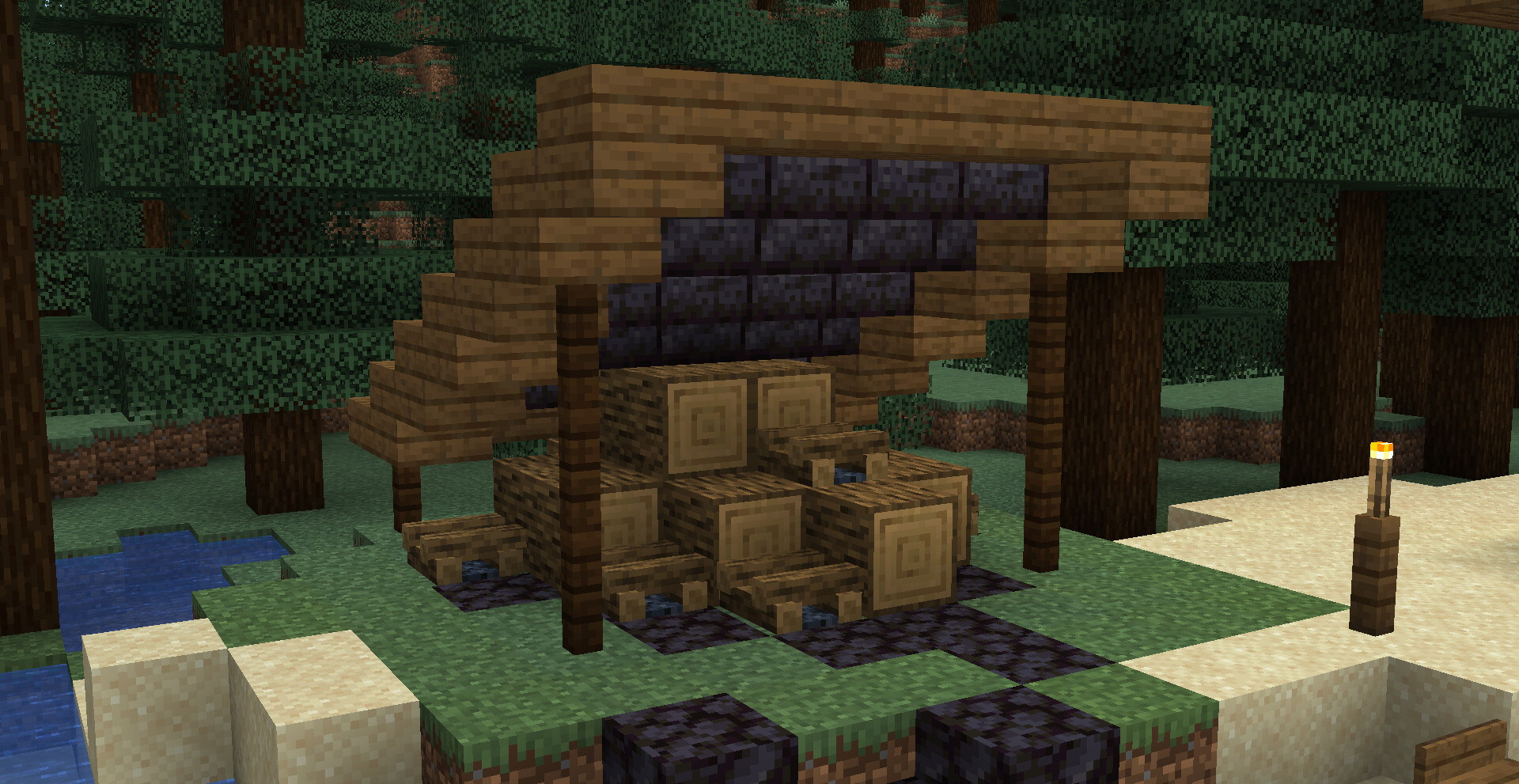 Cabin by the water Minecraft Map