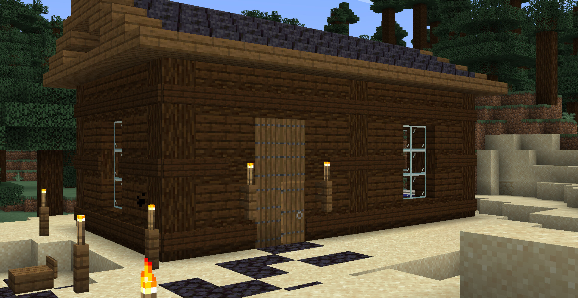 Cabin by the water Minecraft Map