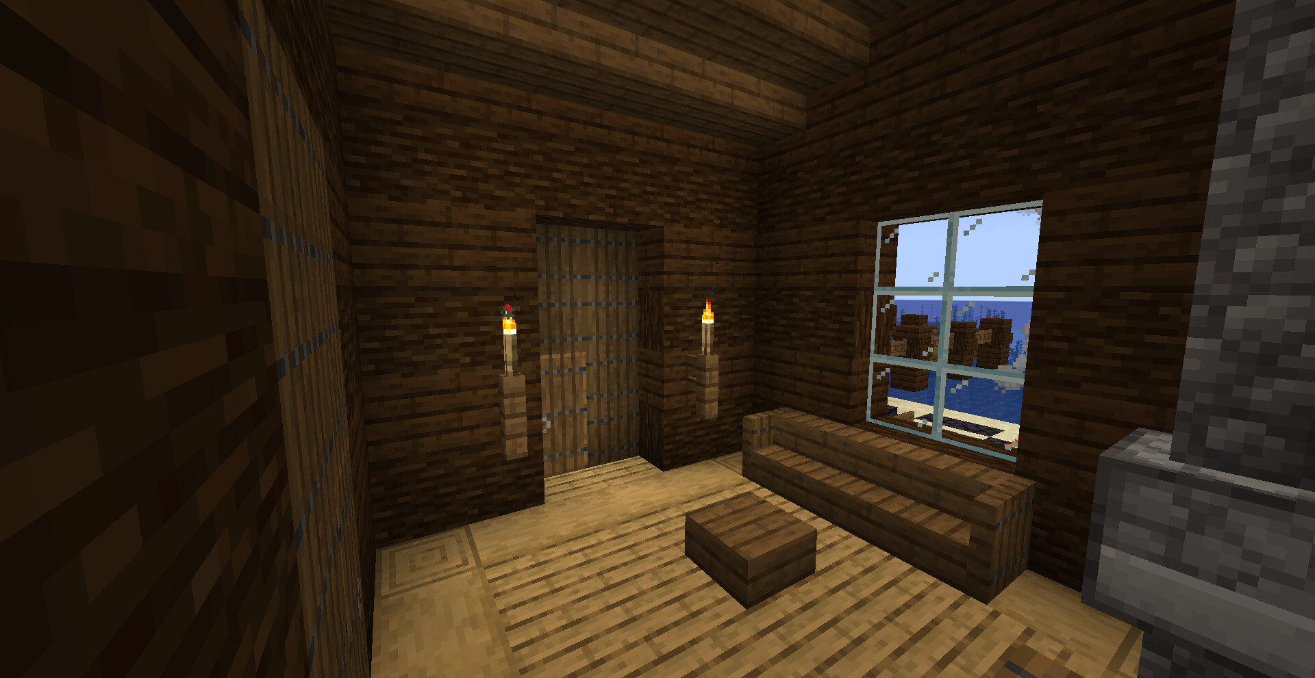 Cabin by the water Minecraft Map
