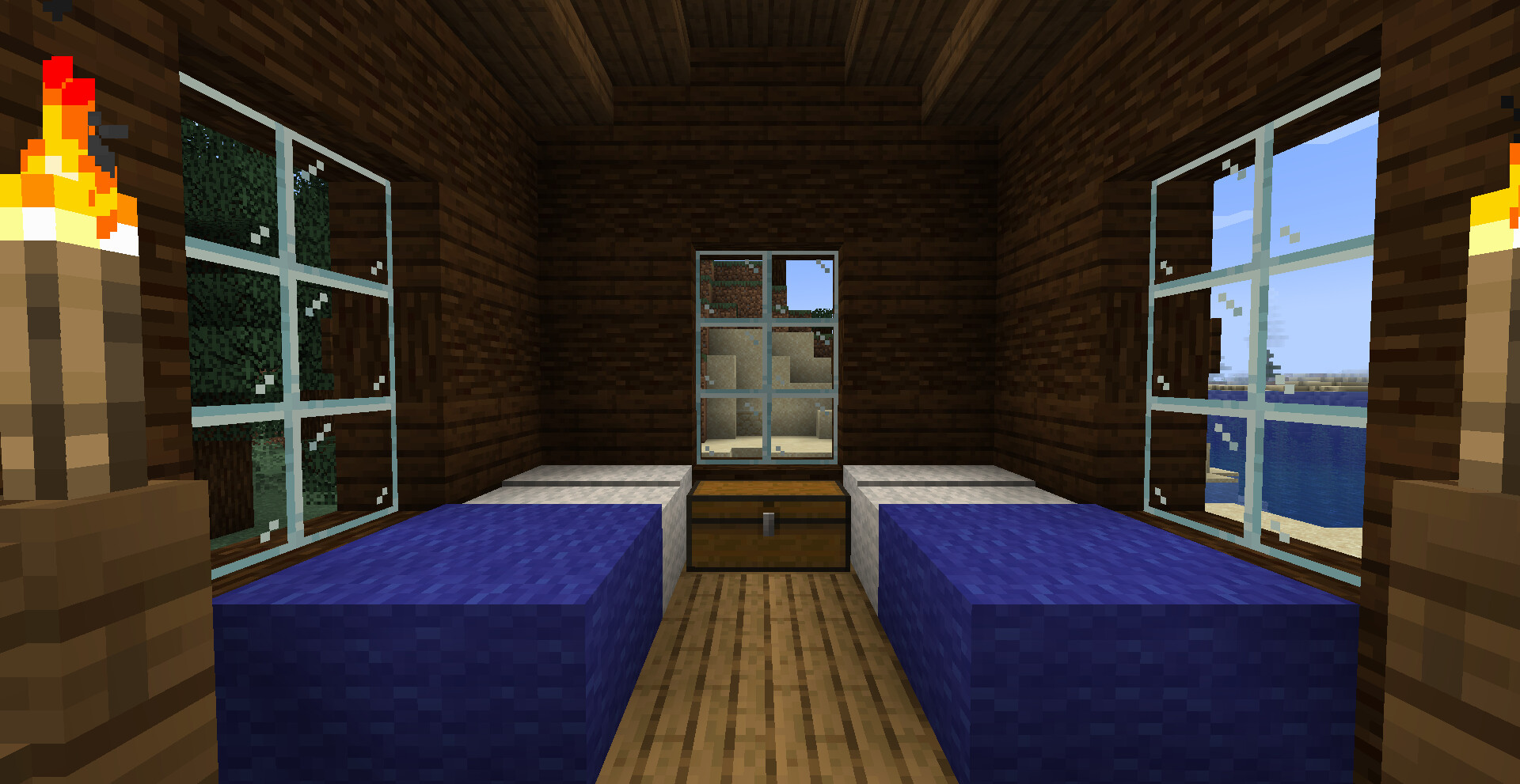 Cabin by the water Minecraft Map