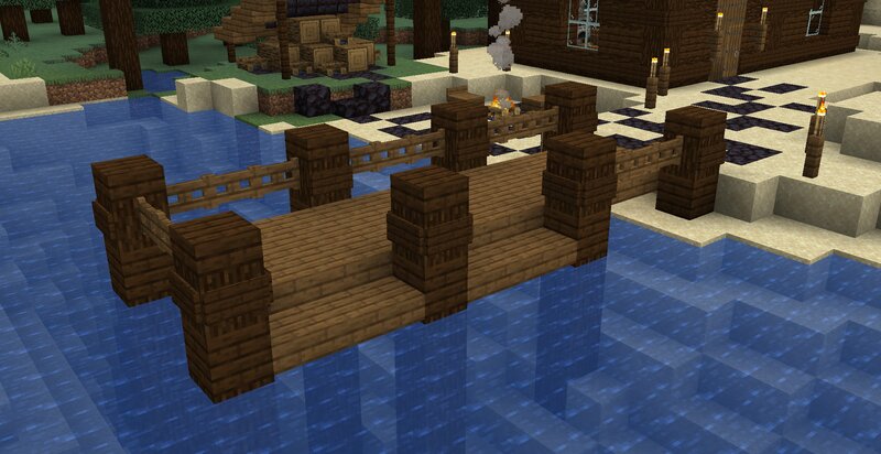 Cabin by the water Minecraft Map